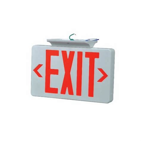 Red Acrylic LED Exit Sign Board Shape Rectangular At Rs 1650 In New Delhi