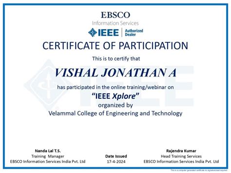 Vishal Jonathan On Linkedin Ieeeexplore Ieee Webinar
