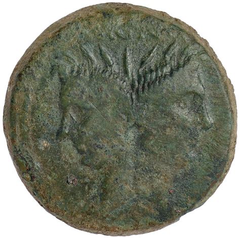Romeinse Republiek Imperatoriaal Sextus Pompeius Æ As Catawiki