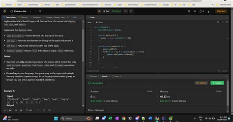 225 Implement Stack Using Queues Trinadh Rayala Medium