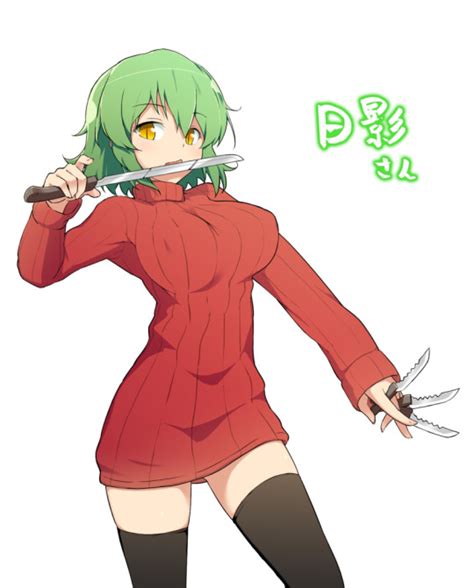 The Big Imageboard Tbib 1girl Green Hair Hikage Senran Kagura