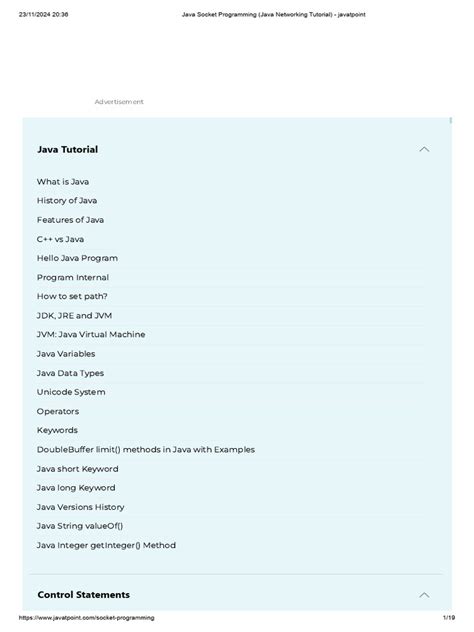 java socket programming java networking tutorial javatpoint pdf