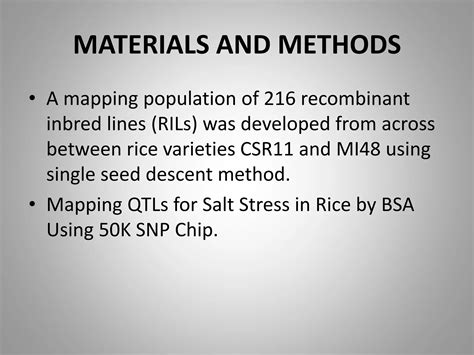 Qtl Mapping And Analysis Pptx Genetics Science