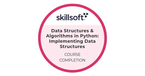 completed data structures and algorithms course from infosys