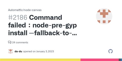 Command Failednode Pre Gyp Install Fallback To Build Update Binary Issue