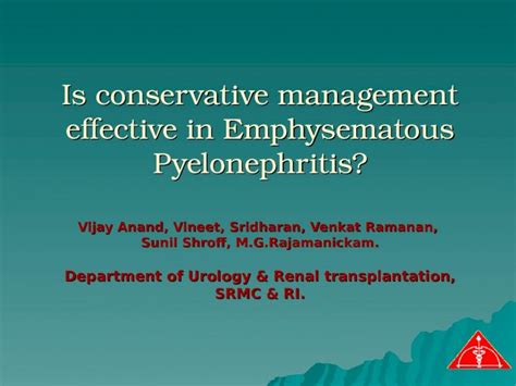 ppt is conservative management effective in emphysematous