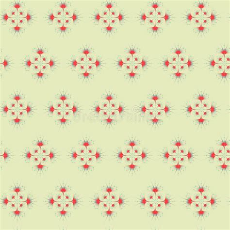 Abstract Vector Pattern Illustration Seamless Ornament Textile Background Stock Vector