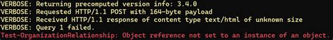 Error While Using Test Organizationrelationship Object Reference Not