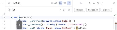 Find And Replace Text Using Regular Expressions Phpstorm Documentation