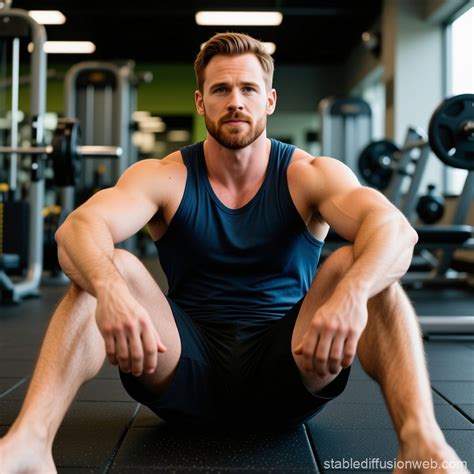 Chris Evans Workout Pose Stable Diffusion Online