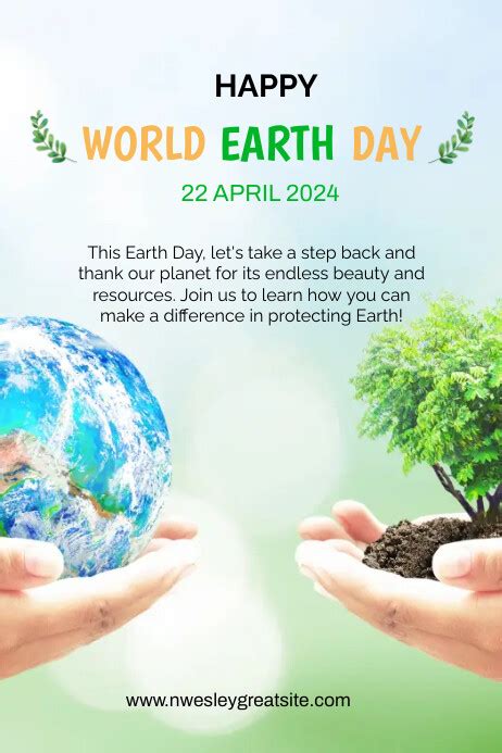 Copy Of World Earth Day Template Postermywall