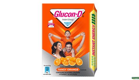 Buy Glucon D Tangy Orange Instant Energy Drink Refill 200g Online At Best Prices Wellness Forever