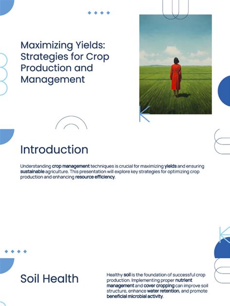 Slidesgo Maximizing Yields Strategies For Crop Production And
