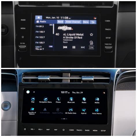 Two Different Uis For The Infotainment Rhyundaitucson