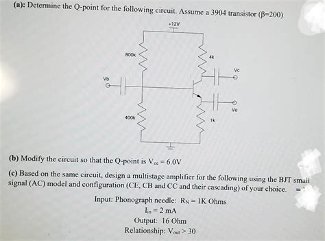 Solved C Based On The Same Circuit Design A Multistage Chegg Com