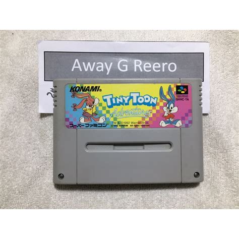 Tiny Toon Adventure ตลับ Super Famicom Sfc ของแท้จากญี่ปุ่น สภาพสวย