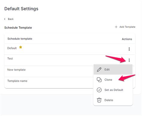 Creating Schedule Templates Builderpad