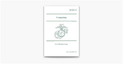 ‎marine Corps Doctrinal Publication Mcdp 1 4 Competing December 2020 On