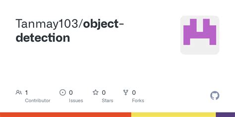 Github Tanmay Object Detection