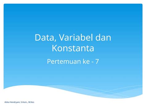 Data Variabel Dan Konstanta Pada Cpptx