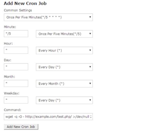 How To Setup A Cron Job In Cpanel For A Web Page Php Programming Blog