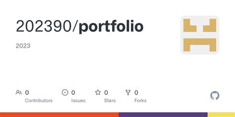 Portfolio Index Html At Main · 202390 Portfolio · Github