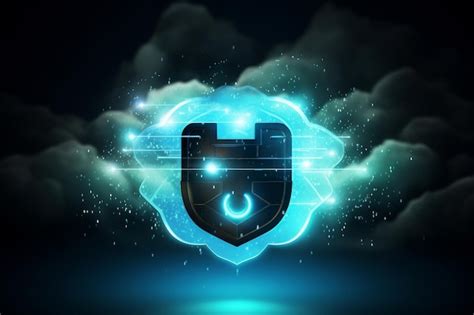 Premium Ai Image A Secure Cloud Security Concept A Creative
