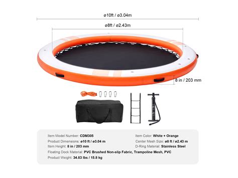 Aufblasbare Schwimmende Plattform Succebuy Aufblasbares Schwimmdock