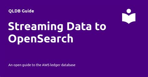 Streaming Data To Opensearch Qldb Guide