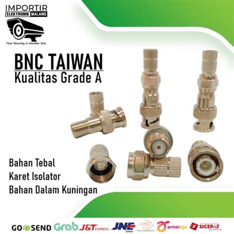 Jual Conector Bnc Drat Konektor Cctv Taiwan Grade A Kota Malang Cctv Malang Tokopedia