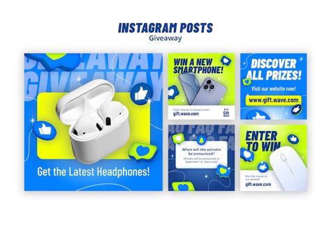 Premium Psd Giveaway Template Design