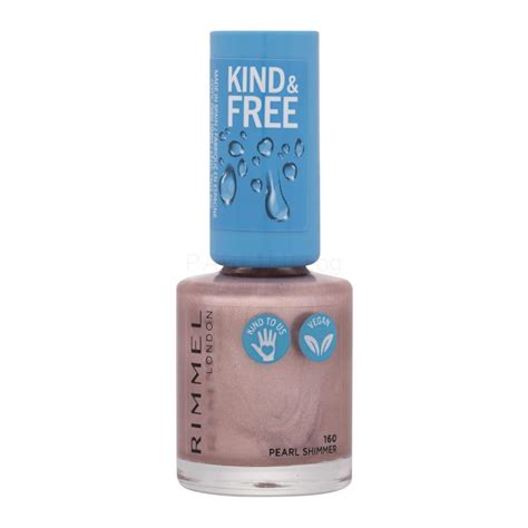 Rimmel London Kind & Free Лак за нокти за жени 8 ml Нюанс 160 Pearl ...