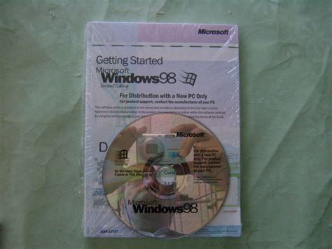 Microsoft Windows 98 Second Edition For Distribution New Pc Музей компьютеров