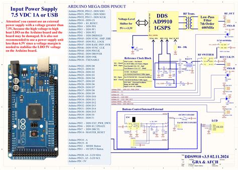 Dds Ad9910 V3 Shield For Arduino Rf Signal Generator Amfmsweep 600