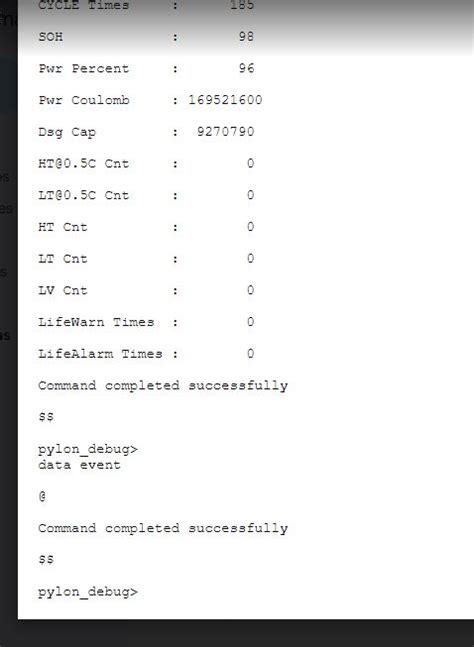 Error Victron Pylontech