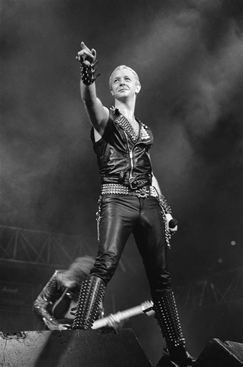 Rob Halford Jaren 70 Young Rob Halford Judas Priest Mid 1970s
