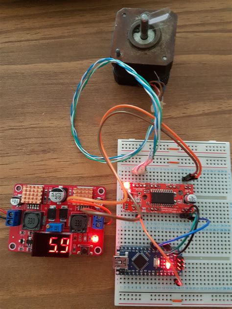 easydriver bipolar stepper motor driver electronica microboards programmeren