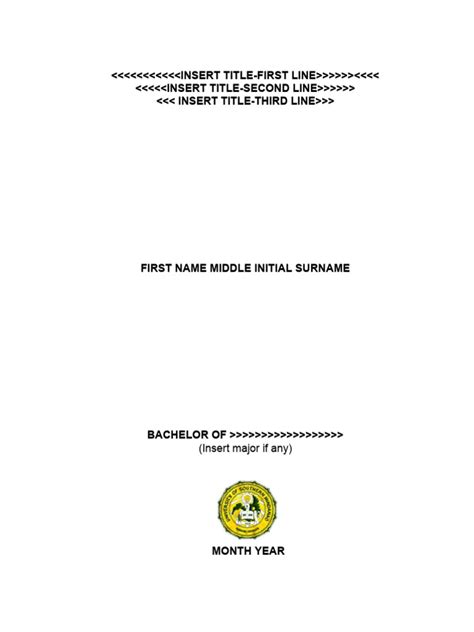 Undergrad Thesis Outline Template Quantitative Rev 1 Pdf Paragraph Thesis