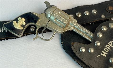 Lot Vintage 1950s George Schmidt Co Hopalong Cassidy Cap Gun