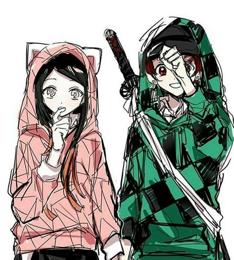 Tanjiro And Nezuko In Hoodie Kimetsu No Yaiba Fan Art 43537078 Fanpop Page 6