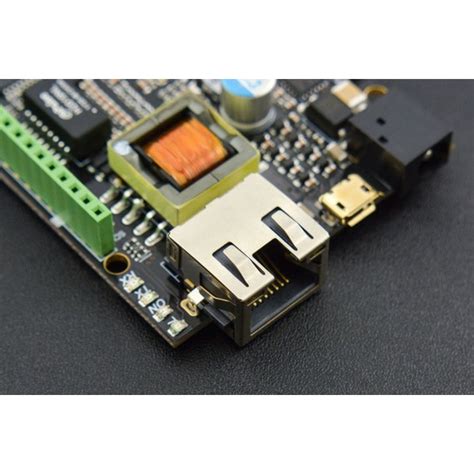Dfrobot W5500 Ethernet With Poe Iot Board Leonardo Compatible