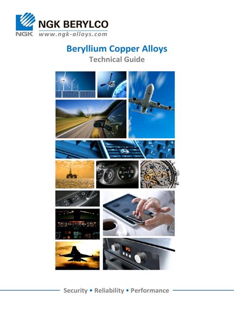 Ngk Berylco Design Guide En Pdf Heat Treating Alloy