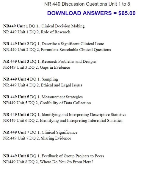Nr 449 Evidence Based Practice Homework Help Oassignment Homework