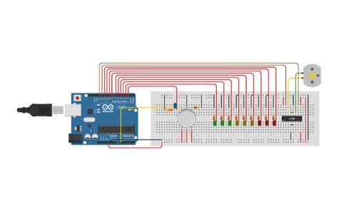 Circuit Design Gas Sensor Tinkercad