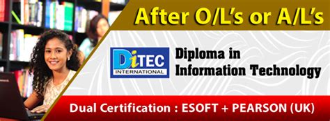 Ditec Esoft International Diploma In Information Technology Home