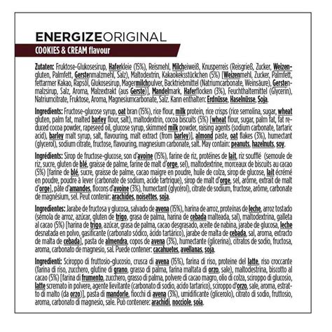 Powerbar Energize Original Energy Bar 55g Cookies And Cream Bikeinn