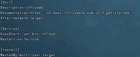 Influxdb2 0版本部署 自启 卷心菜的奇妙历险 博客园