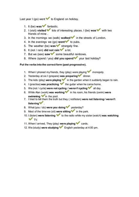 Pré Intermediate Exercises Review Pdf