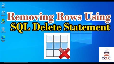 How To Remove Rows Using SQL Delete Statement In Urdu YouTube