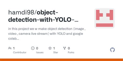 Github Hamdi Object Detection With Yolo And Google Colab In This Project We W Make Object